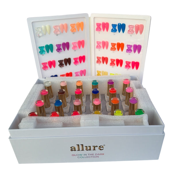 Allure Glow in the Dark (Gel Only)- 24 colors – DC Nail Supply LLC